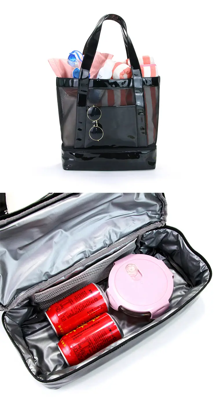 Versatile PVC Tote Bag with Spacious Design