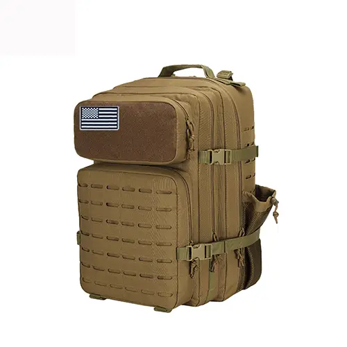 Large Tactical MOLLE Backpack, Customizable for Military and Outdoor Use